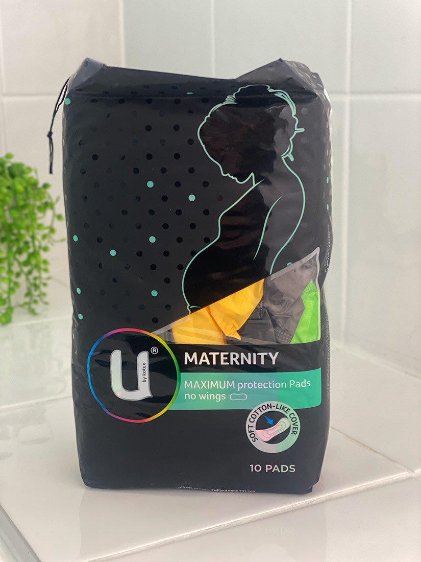 Maternity Pads - pack in your hospital bag