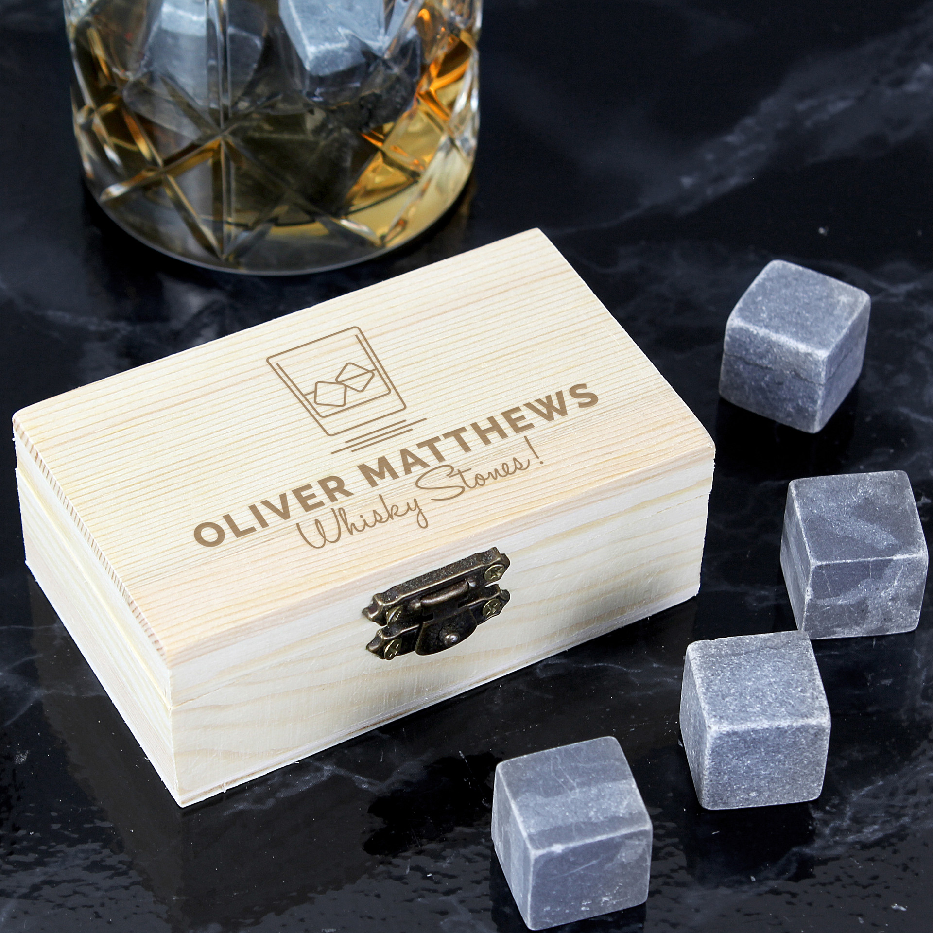 Personalized Set of Whisky Rocks