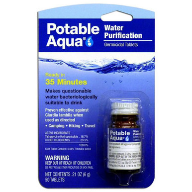 Drinking Water Germicidal Tablets