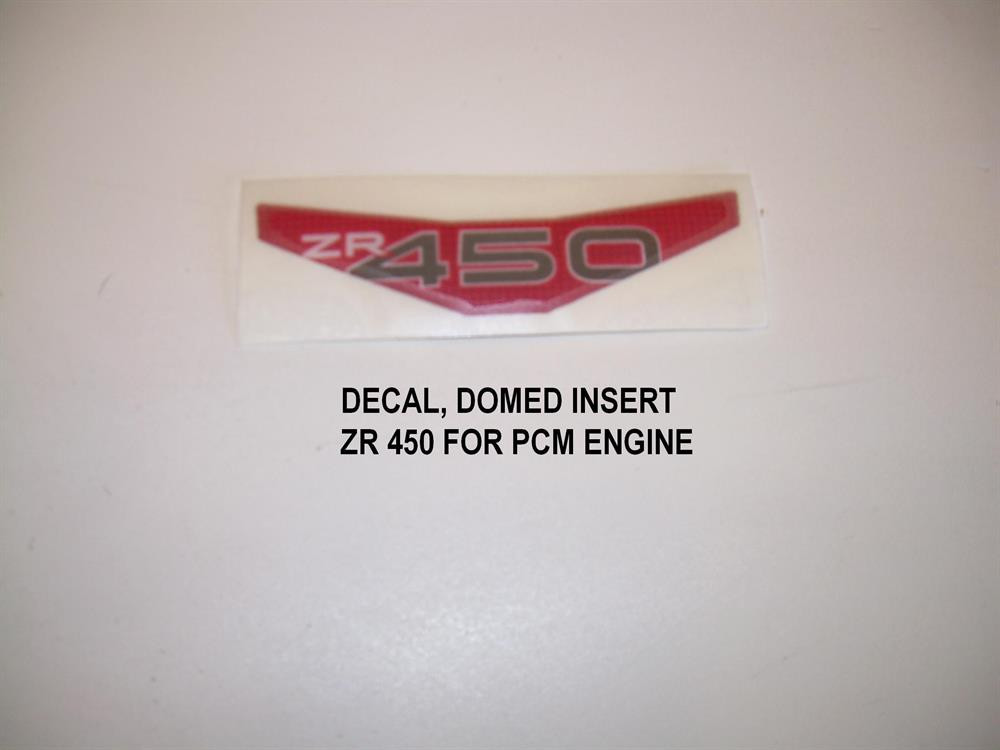 DECAL DOMED INSERT ZR 450 FOR PCM ENGINE - Nautiqueparts.com