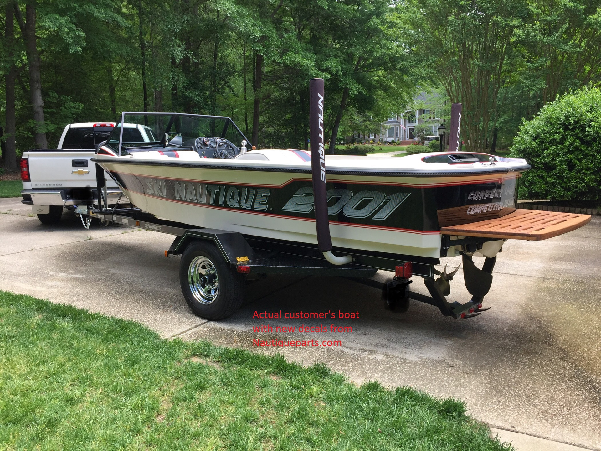 Decal, hull, 1988 Ski Nautique 2001 (Transom/sides/etc) - Nautiqueparts.com