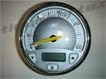 Speedometer, Faria with silver bezel - Nautiqueparts.com