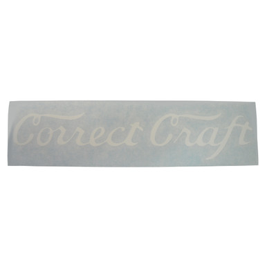 DECAL, "CORRECT CRAFT" OLD SCRIPT LOGO - Nautiqueparts.com