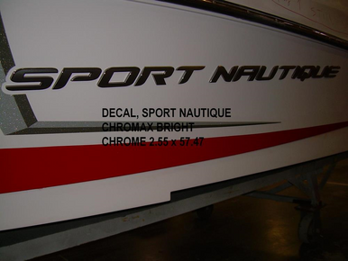 Sport Nautique Chromax Hull Decal - Nautiqueparts.com