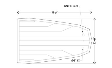 NON-SKID ENGINE HATCH KIT S-SERIES