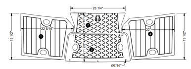 2019-2025 SKI NAUTIQUE STERN BENCH KIT SEADEK - Nautiqueparts.com