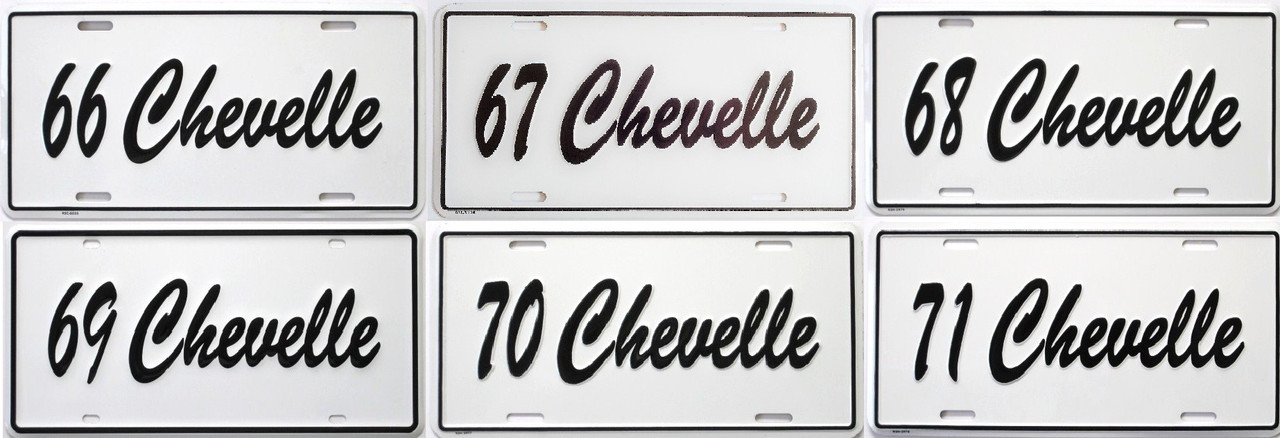 Chevrolet Chevelle Plates