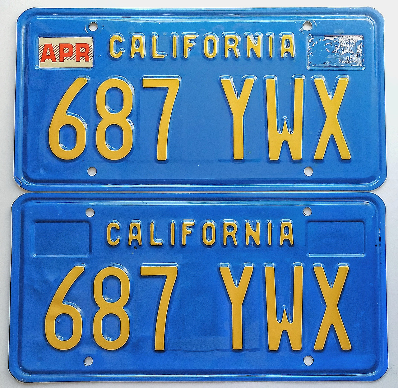 Old California License Plates - Page 1 - Classic License Plates