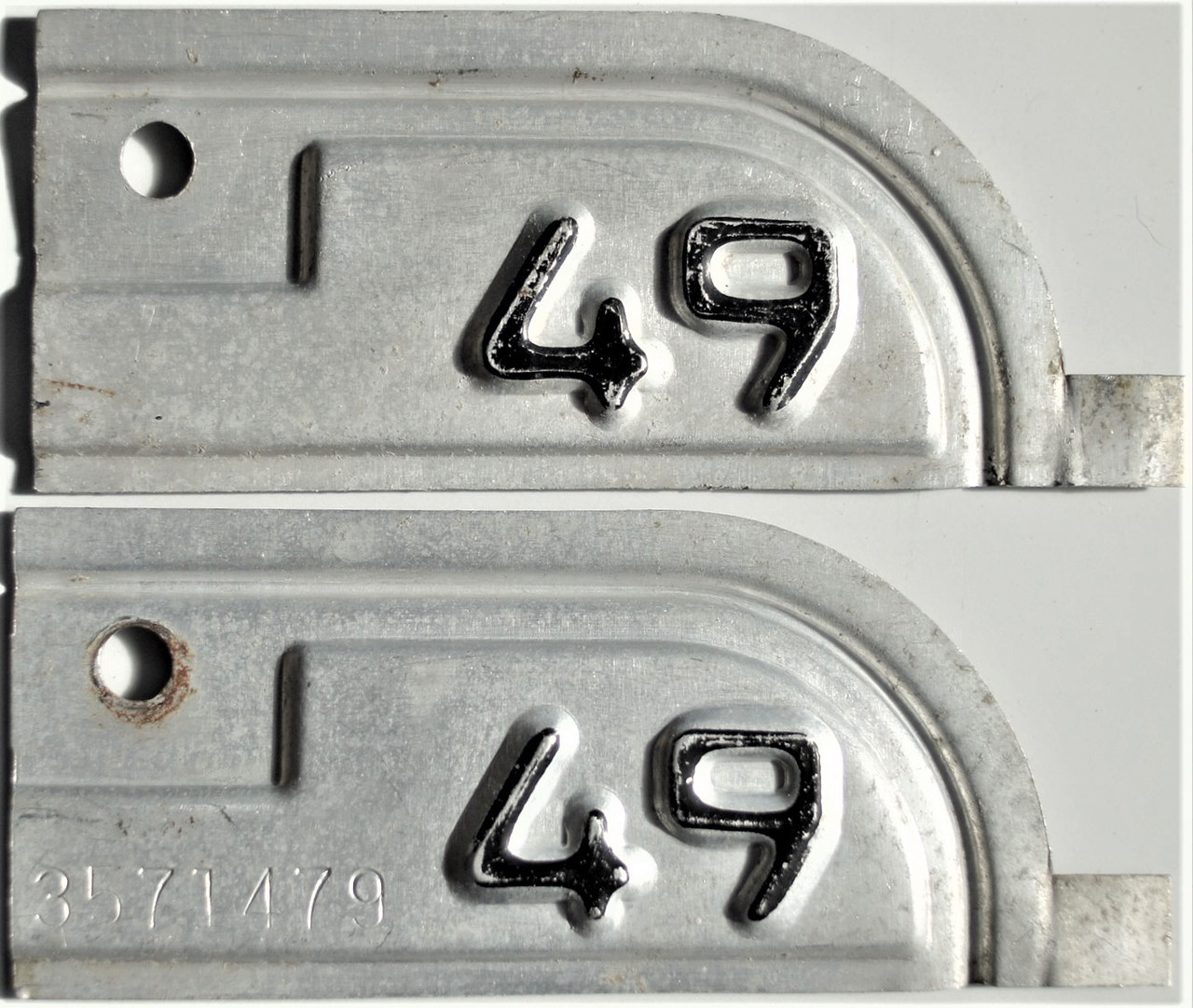 1949 California License Plate Tabs - Classic License Plates