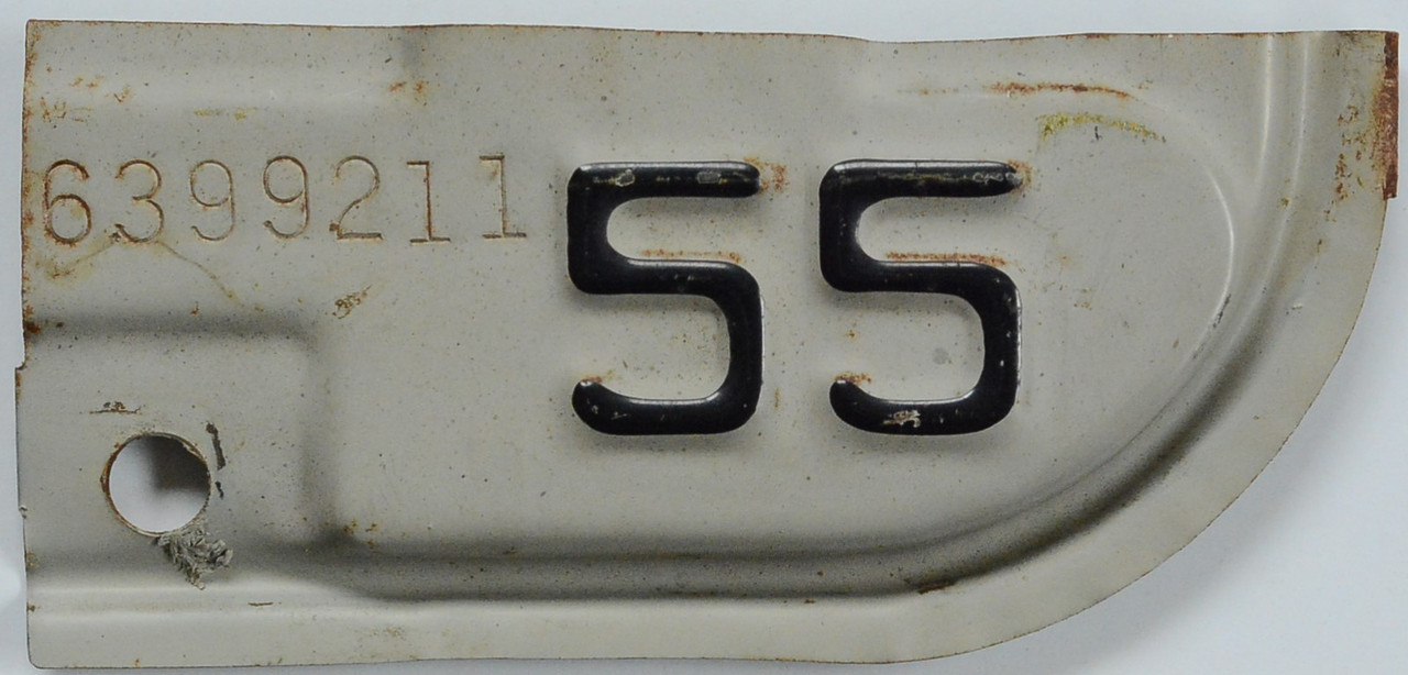 Vintage California Tab 1955 - SOLD - Classic License Plates