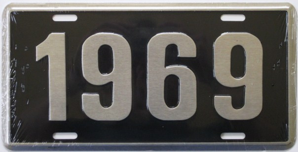 1960's Novelty License Plates