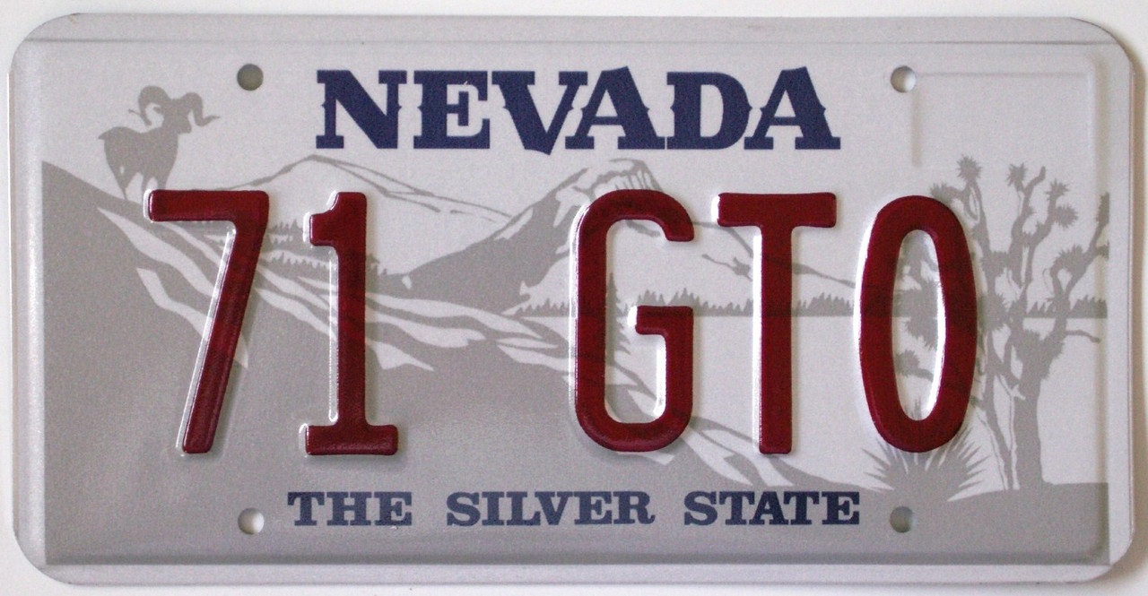 71 GTO Novelty Plate - Classic License Plates