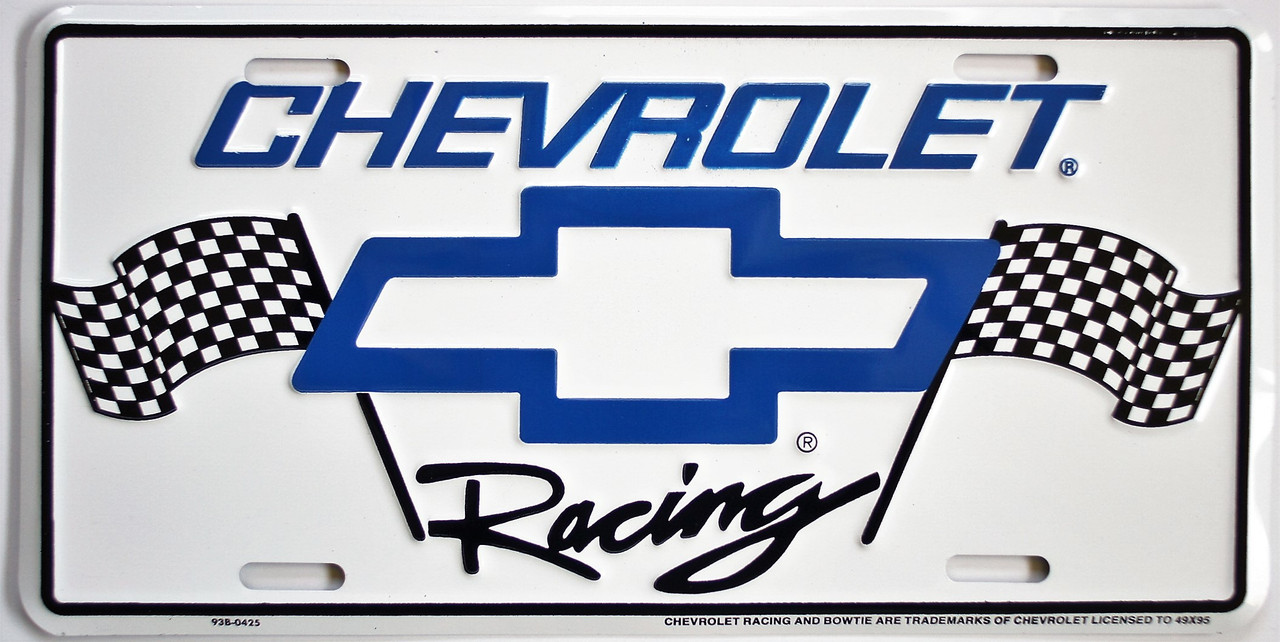 Chevrolet Racing Novelty License Plate - Classic License Plates