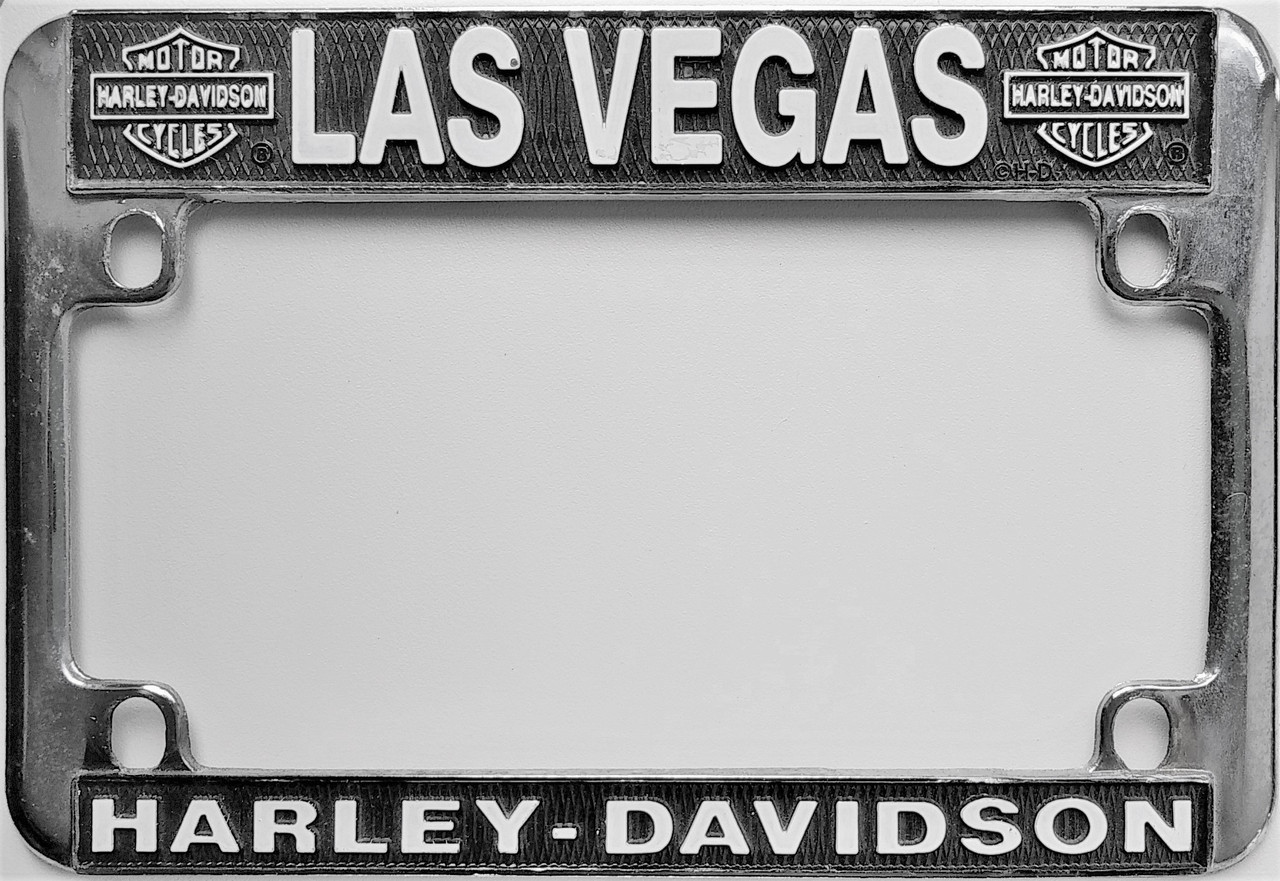 Harley-Davidson Motorcycle License Plate Frame Las Vegas - Classic ...