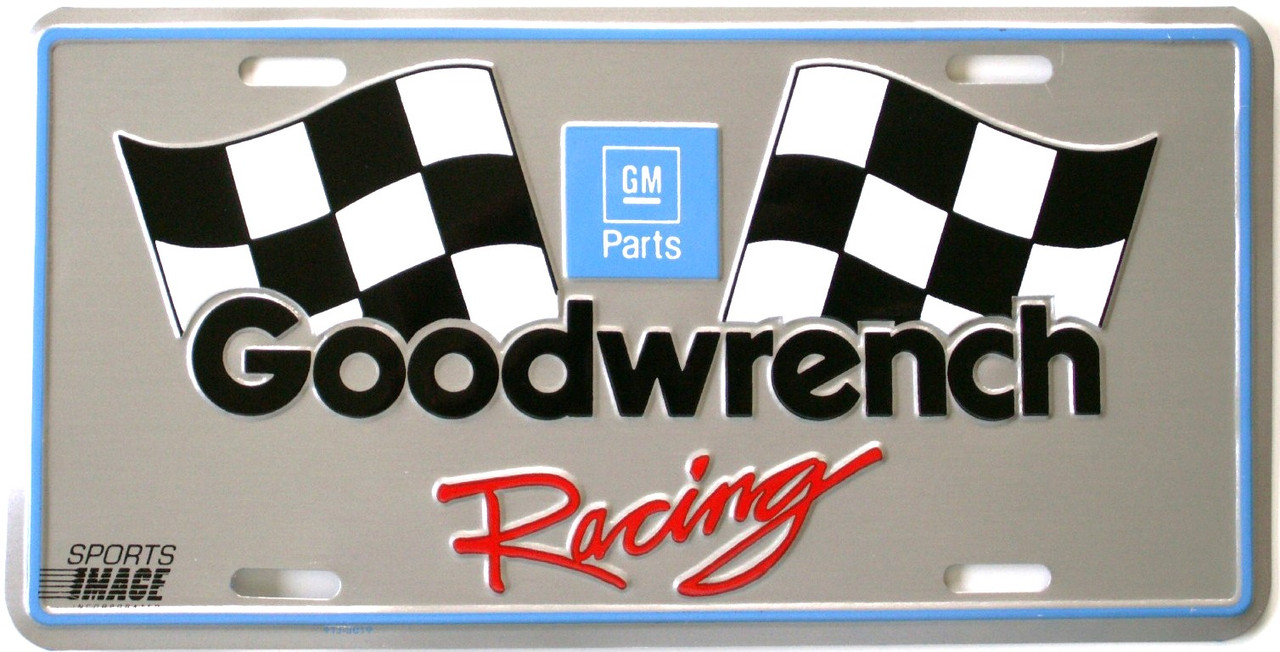 GM Goodwrench Racing License Plate - SOLD - Classic License Plates