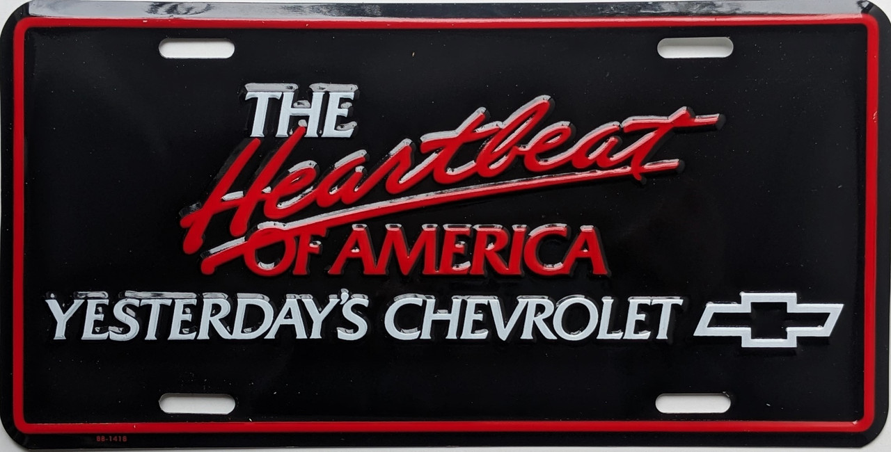 Heartbeat of America Yesterday's Chevrolet - Classic License Plates