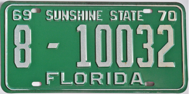 Vintage Florida Tags - Page 1 - Classic License Plates