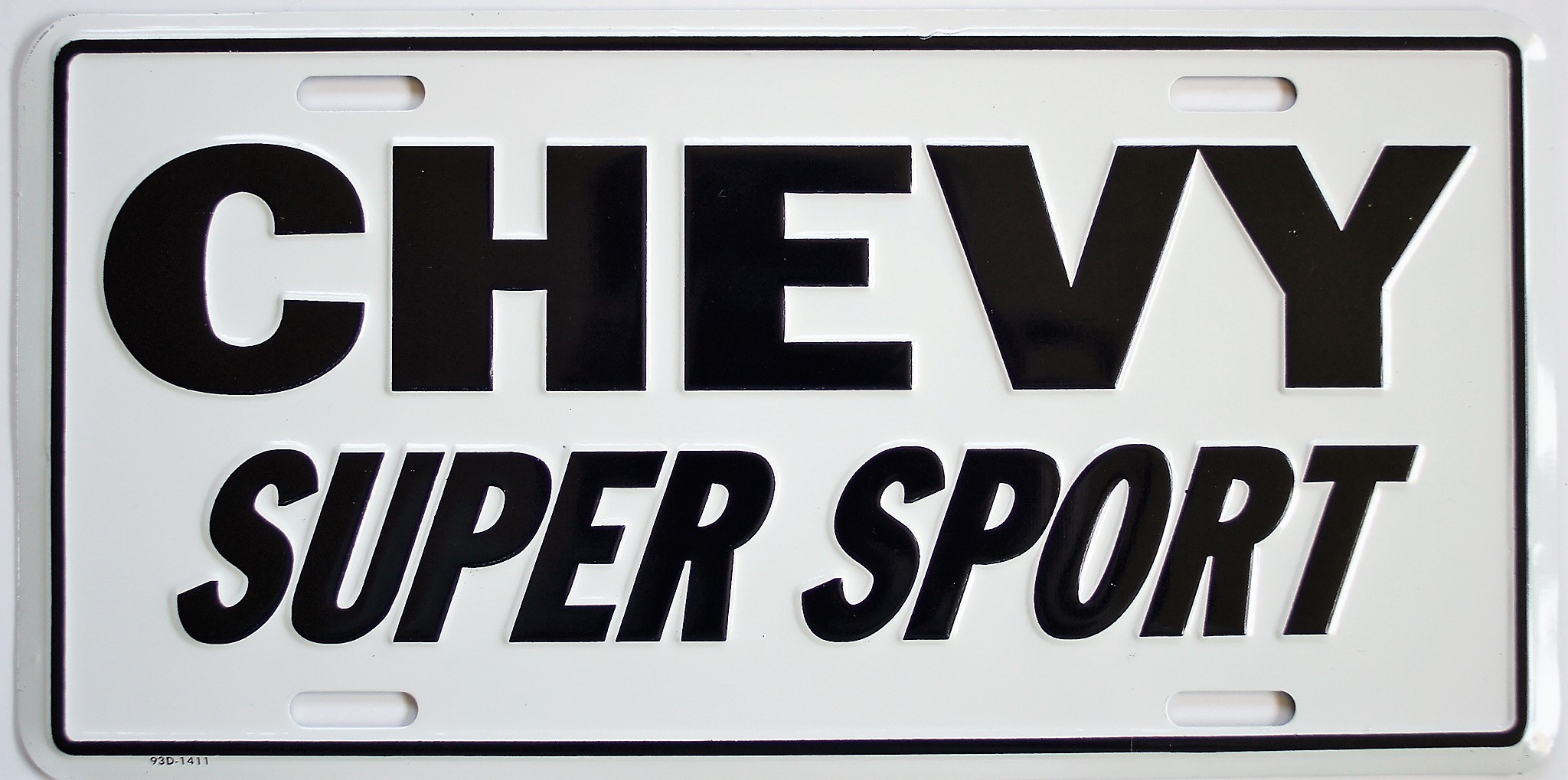 Chevy Super Sport Novelty Plate - Classic License Plates