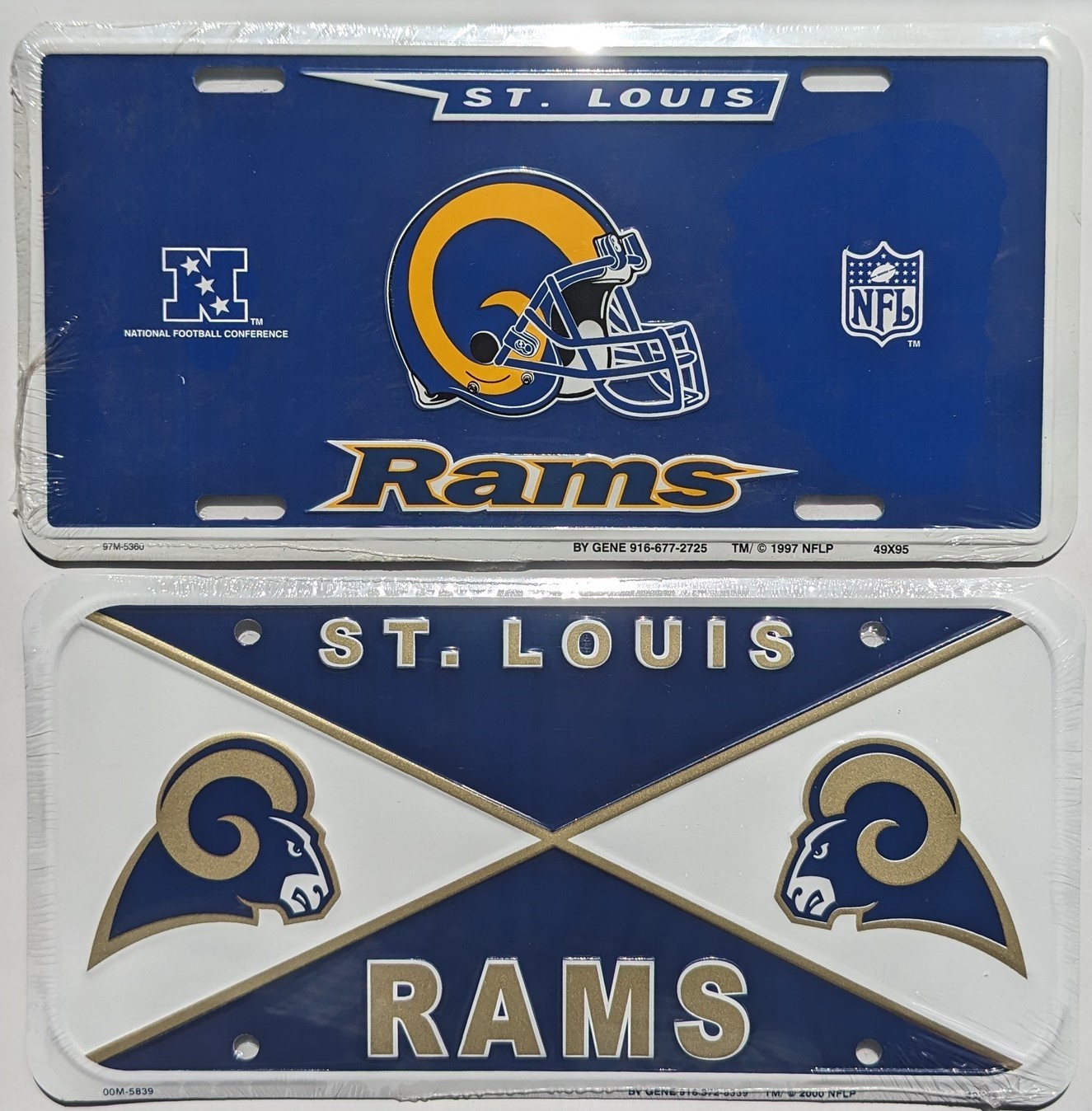St. Louis Rams Novelty License Plates - Classic License Plates