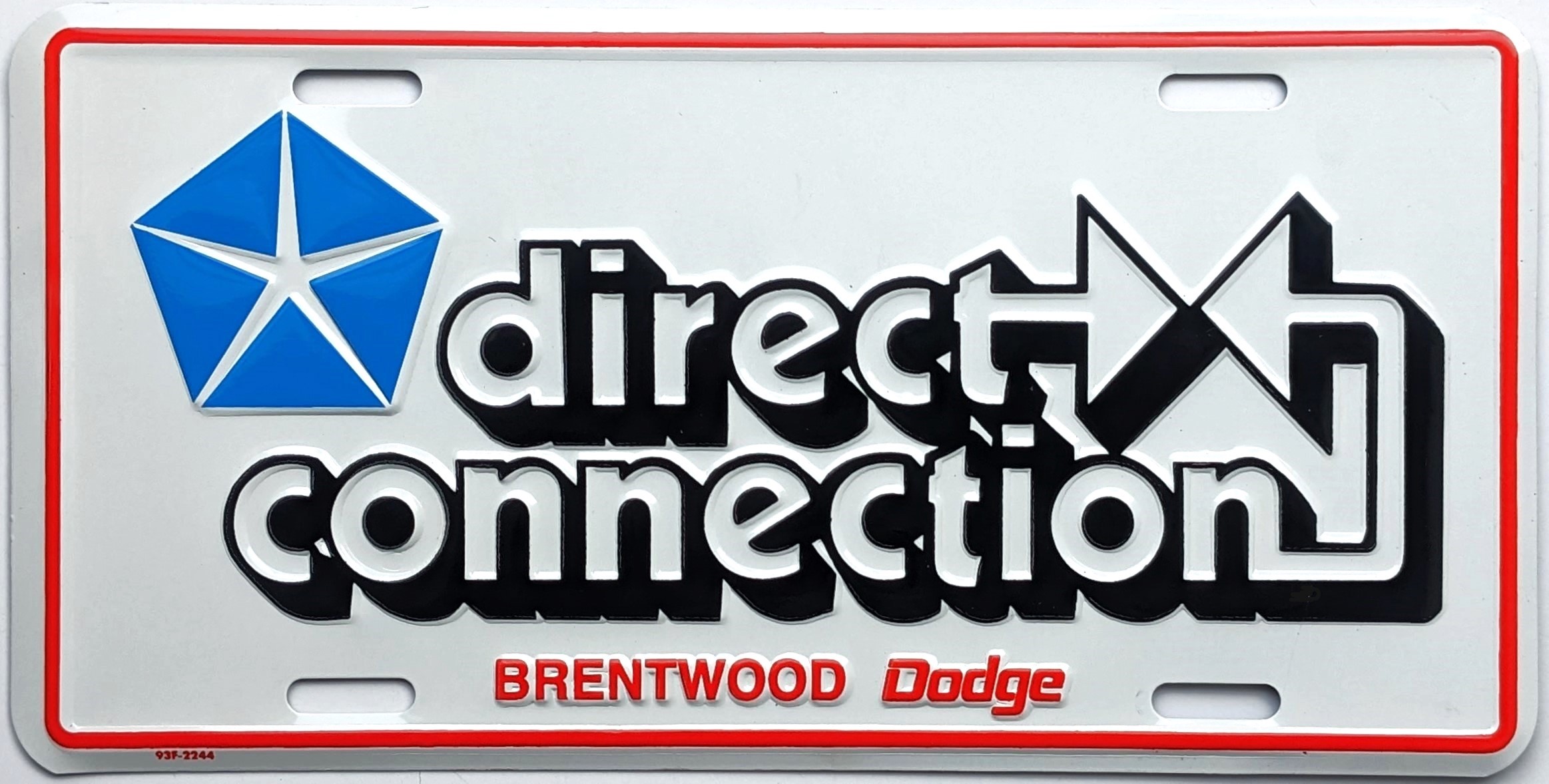 Direct Connection Brentwood Dodge License Plate - Classic License Plates