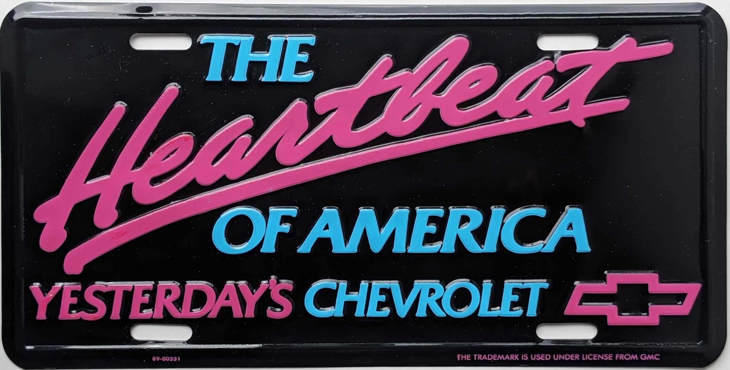 The Heartbeat of America Yesterday's Chevrolet - Classic License Plates