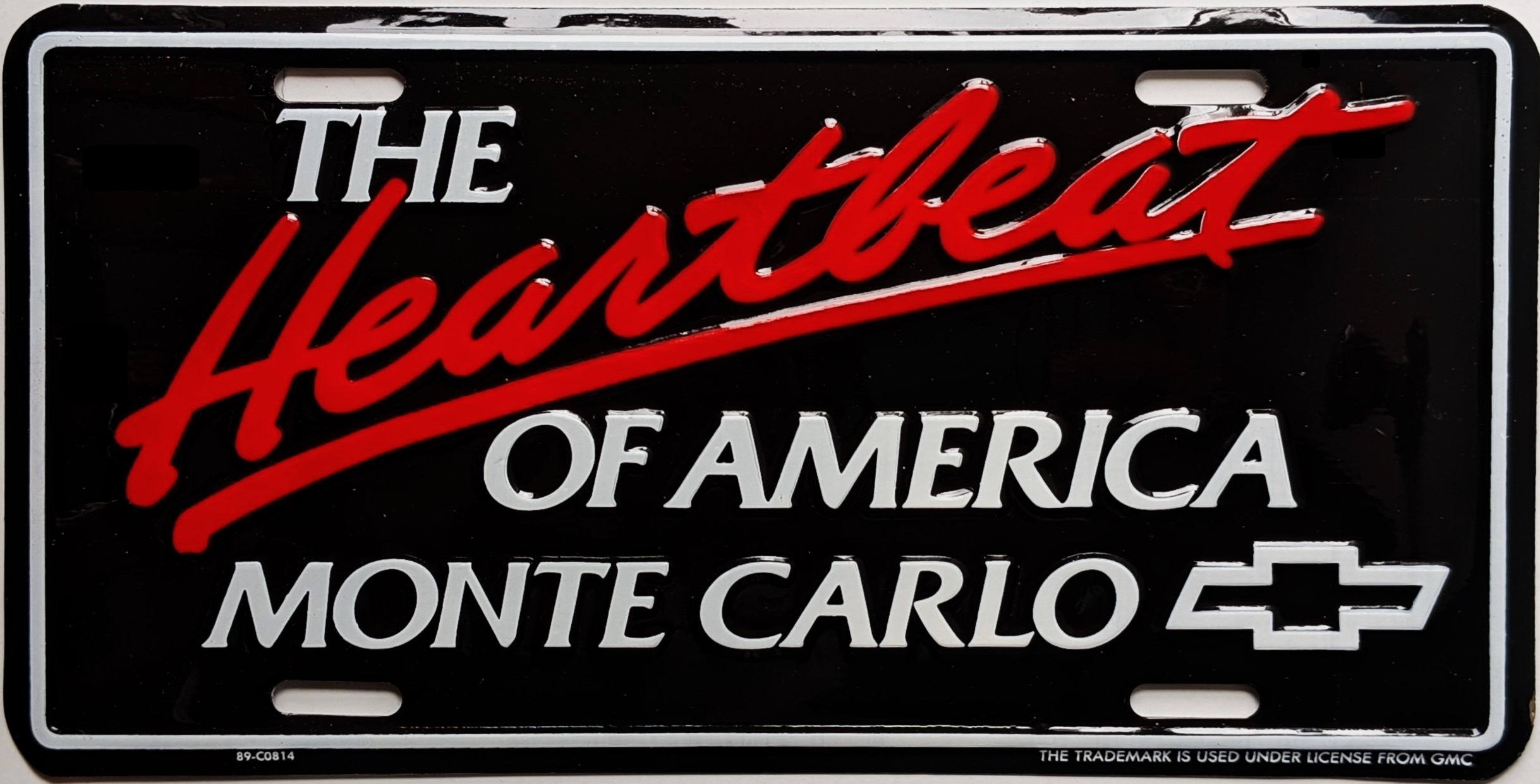 Heartbeat of America Monte Carlo - Classic License Plates