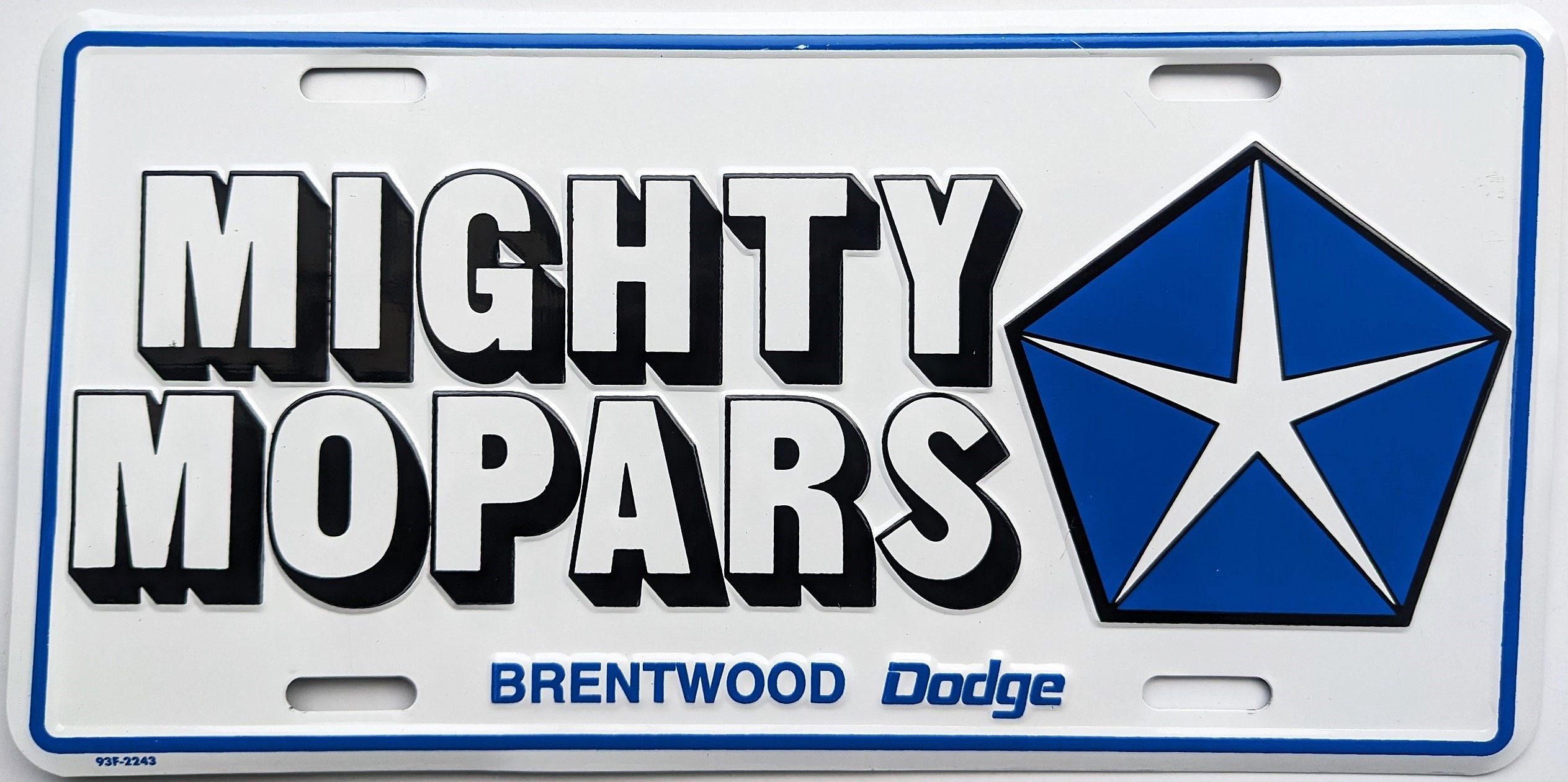 Mighty Mopars Brentwood Dodge License Plate - Classic License Plates