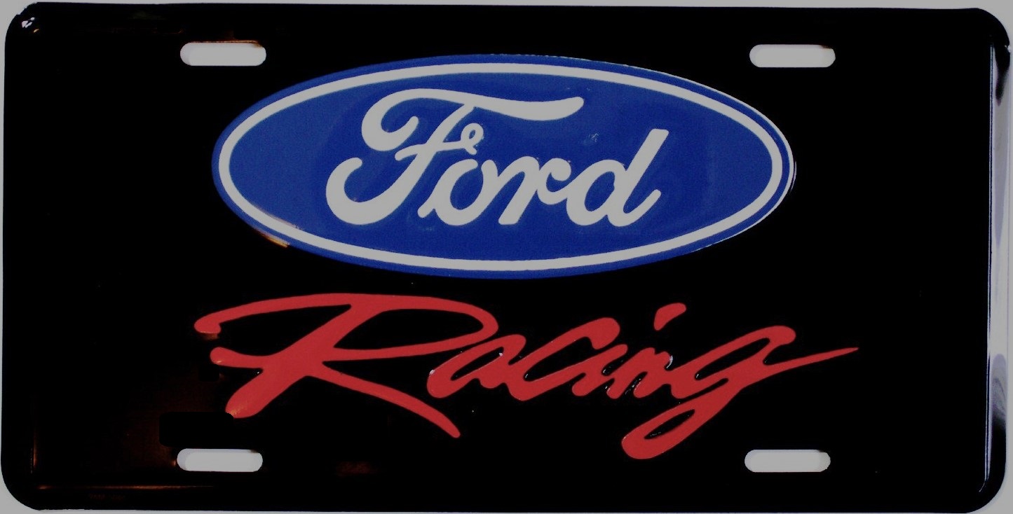 Ford Racing Novelty Plate - Classic License Plates