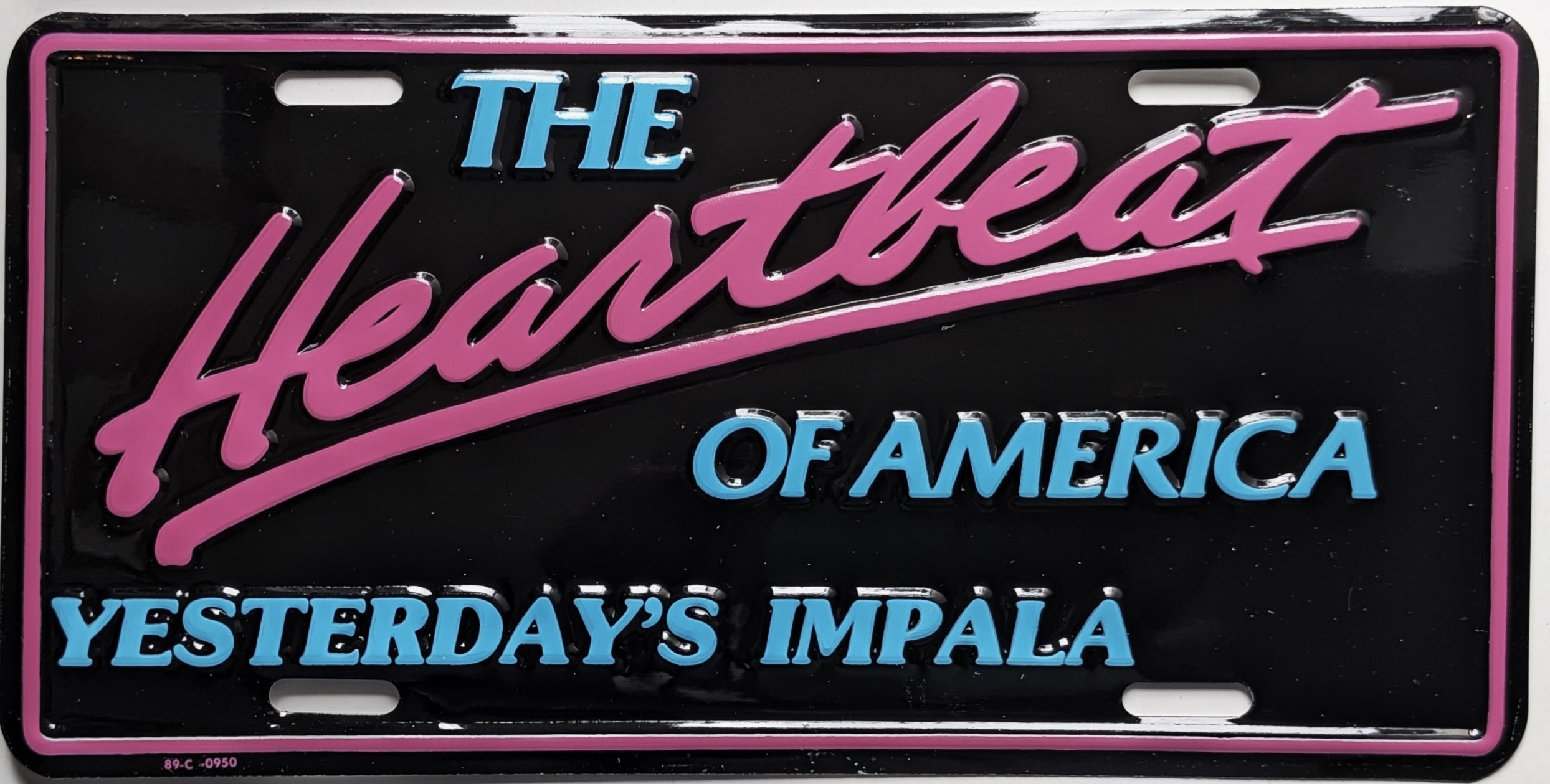 The Heartbeat of America Yesterday's Impala - Classic License Plates