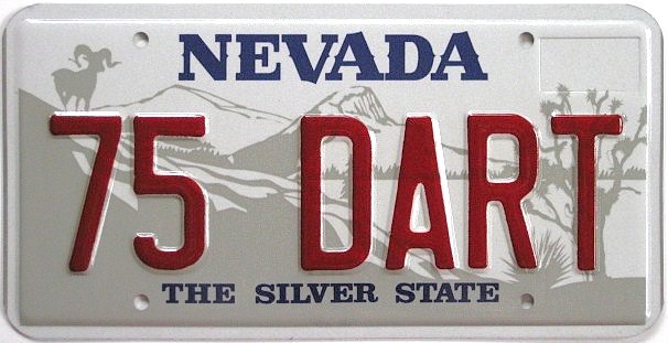 1975 Dodge Dart Novelty Plate - Classic License Plates