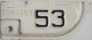 Old California Tab 1953 - Classic License Plates