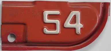 1954 California License Plate Tab - Classic License Plates