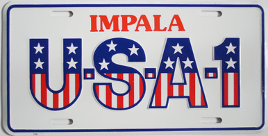 Impala USA 1 Novelty License Plate - Classic License Plates