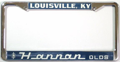 Hannan Olds License Plate Frame - Classic License Plates