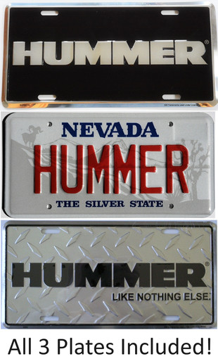 GMC Hummer License Plates - Classic License Plates