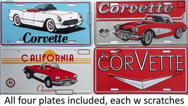 Used Chevrolet Corvette License Plates - Classic License Plates