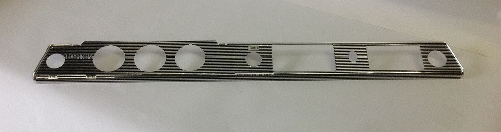 61 1961 Chevy Impala Aluminum Dash Trim Fascia New - I-5 Classic Chevy