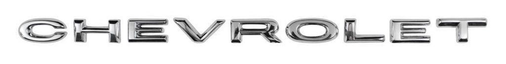 65 1965 Chevelle El Camino 'Chevrolet' Hood Letters Emblem - I-5 ...