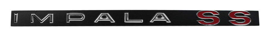 65 1965 Chevy Impala SS Super Sport Front Grill Grille Emblem Script ...