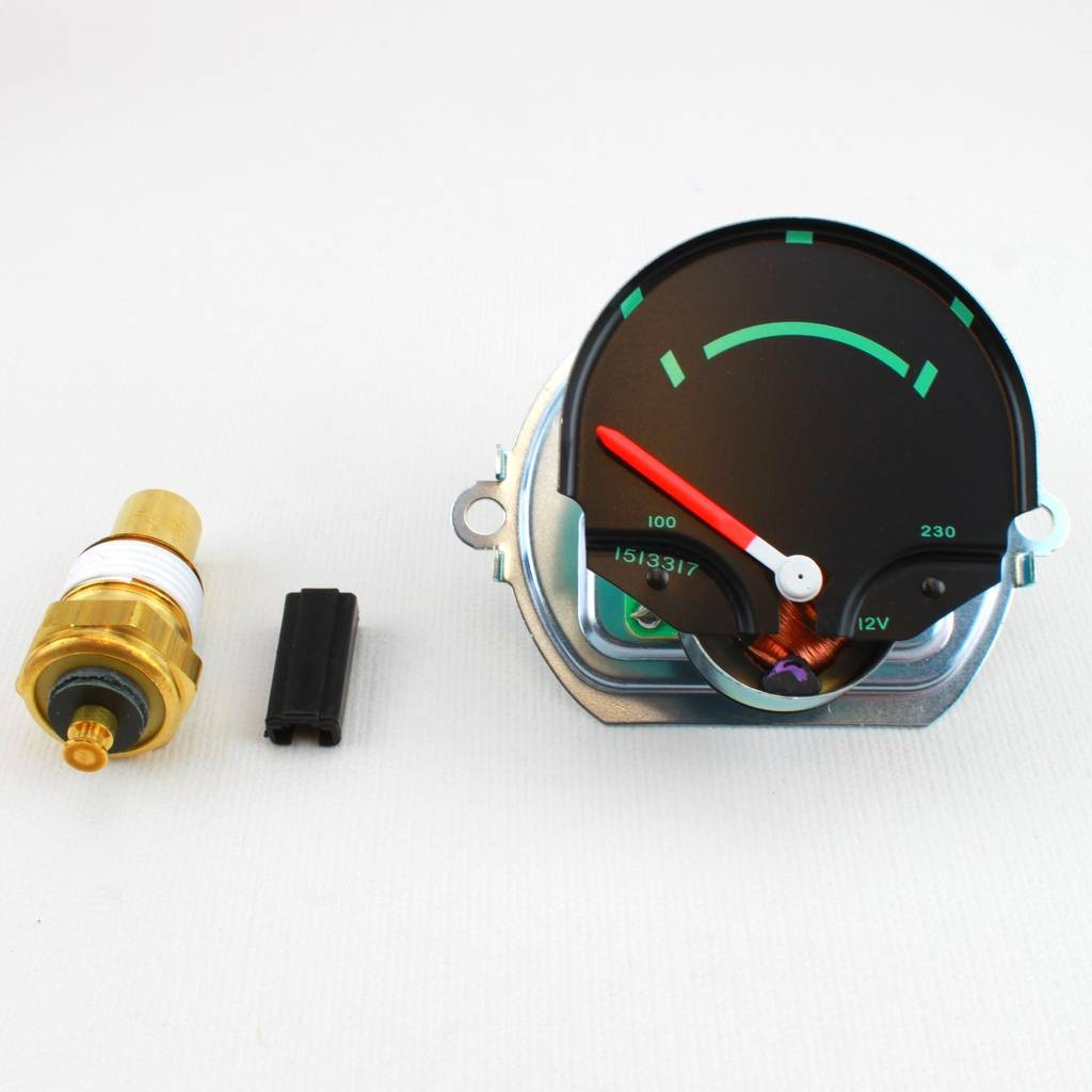 57 1957 Chevy 150 210 Bel Air Dash Cluster Temp Temperature Gauge ...