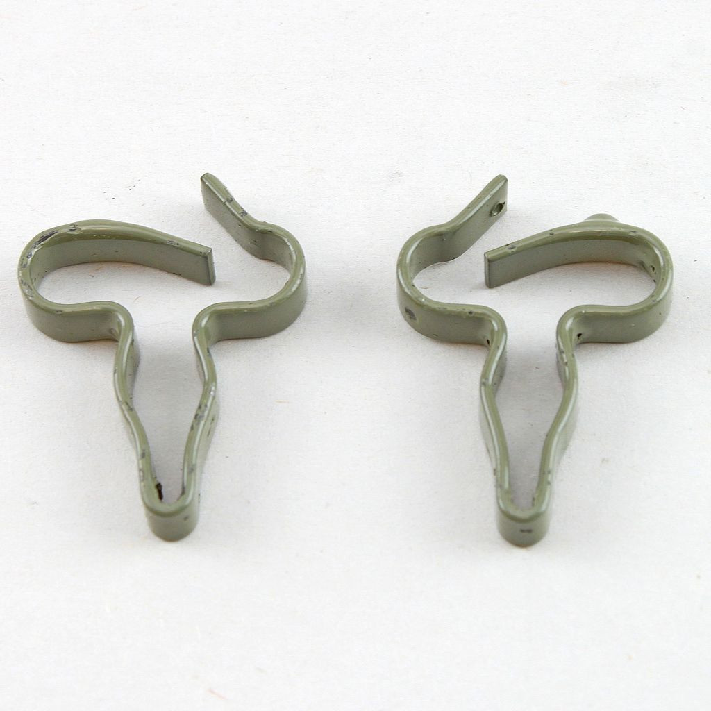 55 56 57 Chevy Front Frame Crossmember Brake Line Clips Pair Chevrolet ...