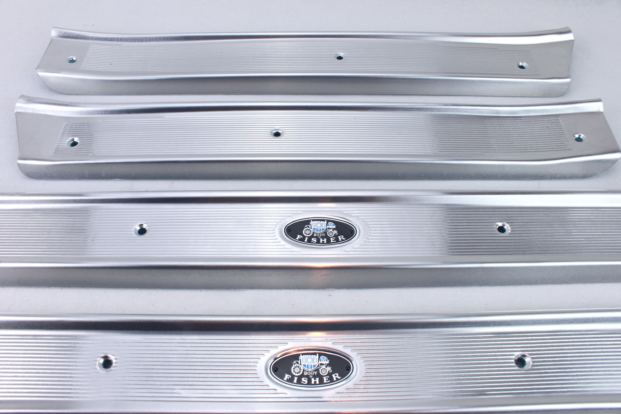 61 62 63 64 Chevy Impala Bel Air Biscayne ALL 4 DOOR Carpet Door Sill ...