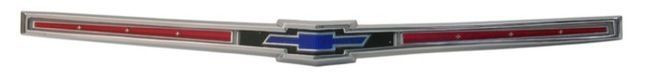 65 1965 Chevy Impala Chrome Hood Emblem Assembly Trim USA - I-5 Classic ...