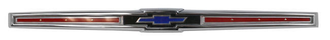 65 1965 Chevy Impala Chrome Trunk Emblem Assembly Trim USA - I-5 ...