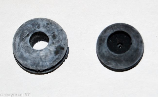 57 1957 Chevy Car License Plate Light Wiring Rubber Grommets