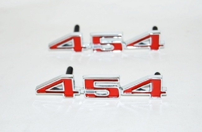 70 71 72 CHEVELLE & EL CAMINO 454 FENDER EMBLEMS PAIR - I-5 Classic Chevy