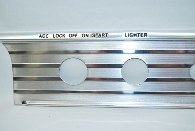 63 1963 Chevy Impala Dash Aluminum Trim Fascia Set - I-5 Classic Chevy