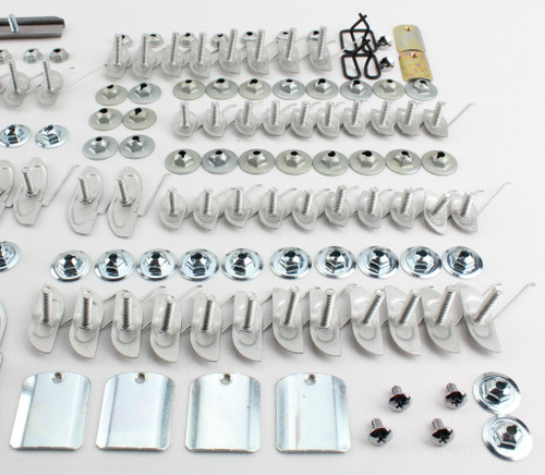 57 1957 Chevy 2-Door Bel Air & 210 Stainless Side Molding Trim Clip Set ...