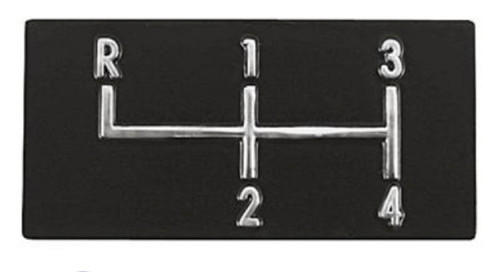 68 69 70 71 72 Chevelle 4 Speed Console Shift Plate New - I-5 Classic Chevy