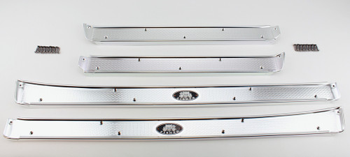 56 57 Chevy 4 Door Hardtop Pillarless Carpet Sill Plate Set 1956 1957 ...